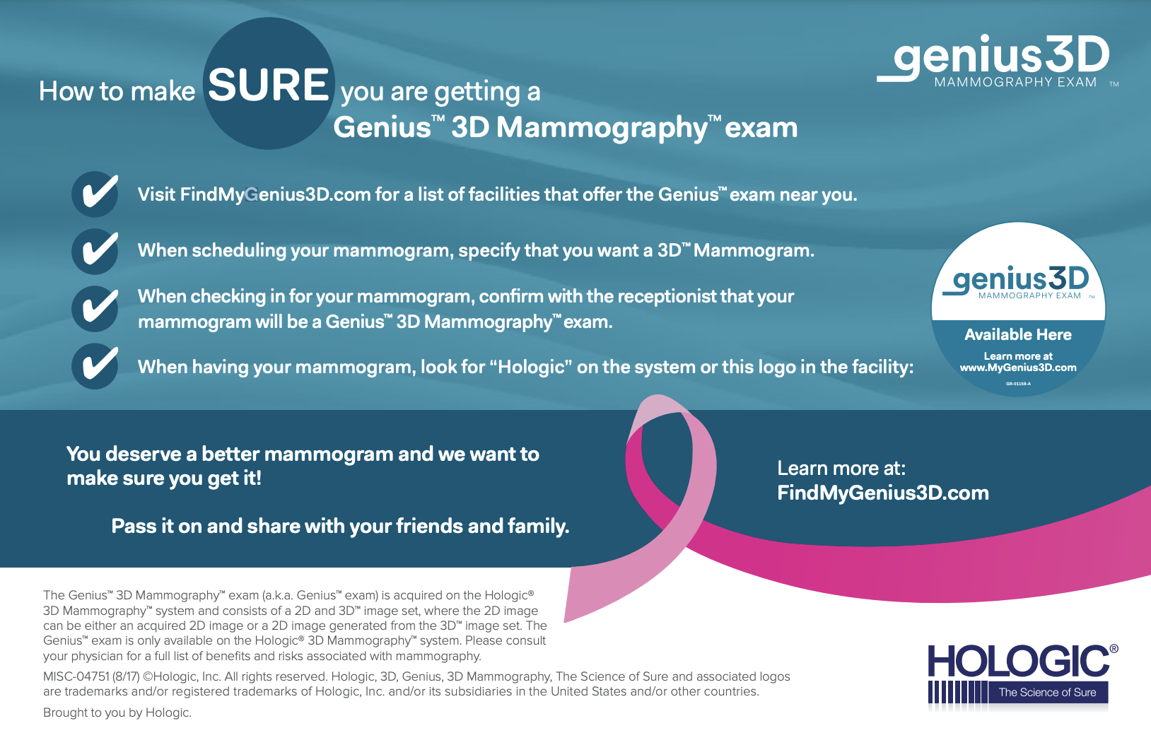 MyGenius | How to Get a 3D Mammogram